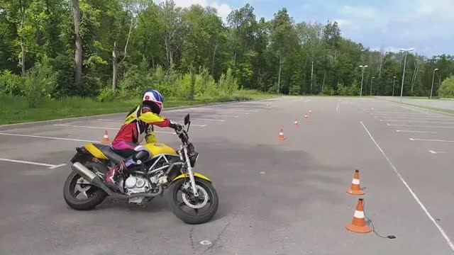 МотоДжимхана Gymkhana GP 2020: 1 этап Сергей Ризохон Honda VTR 250