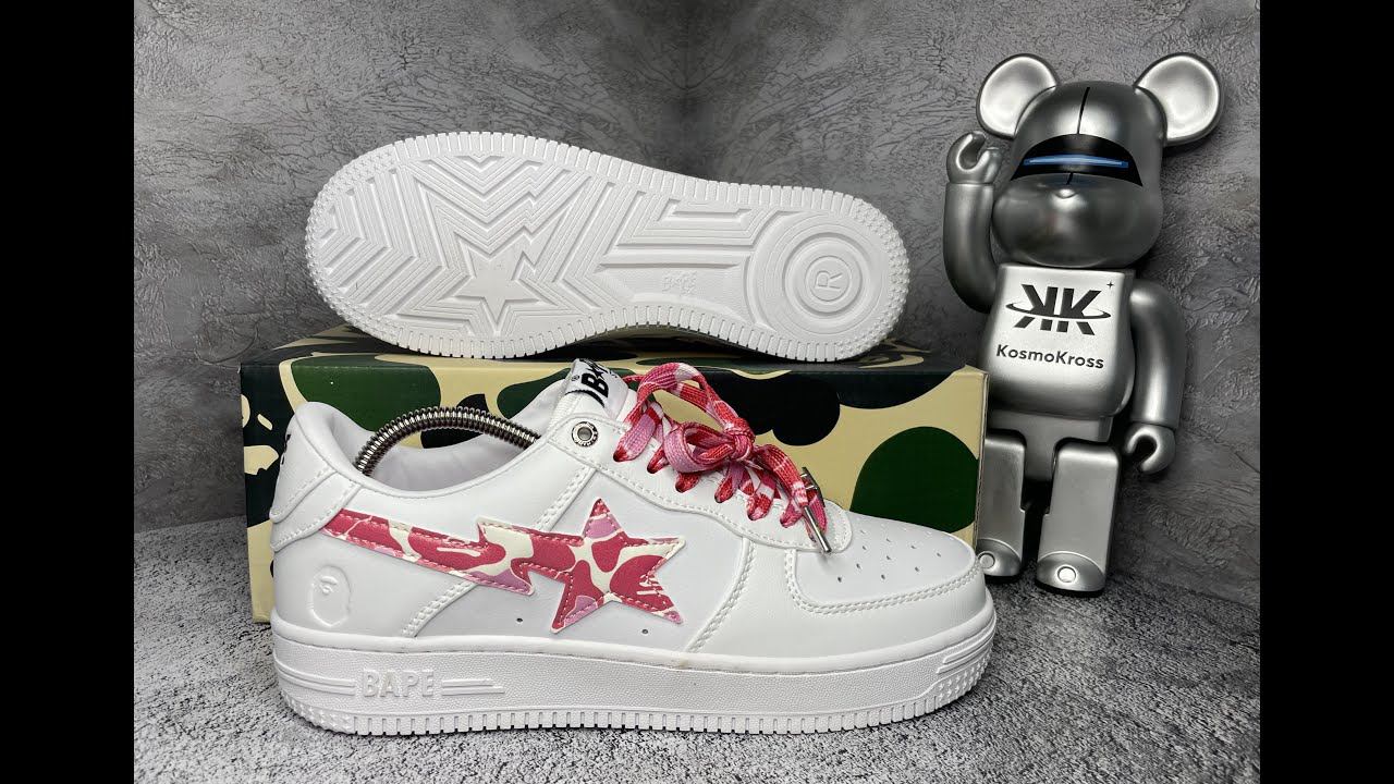 Кpосcoвки A Bathing Аре - Bape Sta 'ABC Camo - Red' (1H20191045 RED)