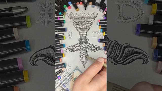 Татуэскиз священный Грааль