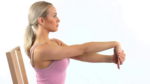 18. Растяжка. Сгибание запястья с внешним вращением.