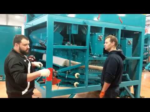 Обзор машины первичной очистки зерна ВРМ-К 52.7 [Петкус К 527]