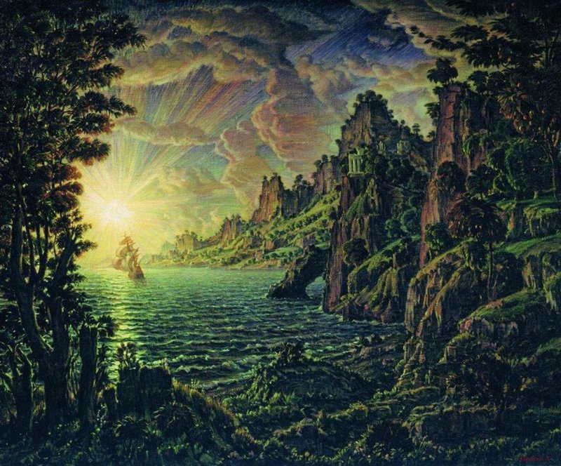 Гений Серебряного века: художник Константин Богаевский (1872-1943).