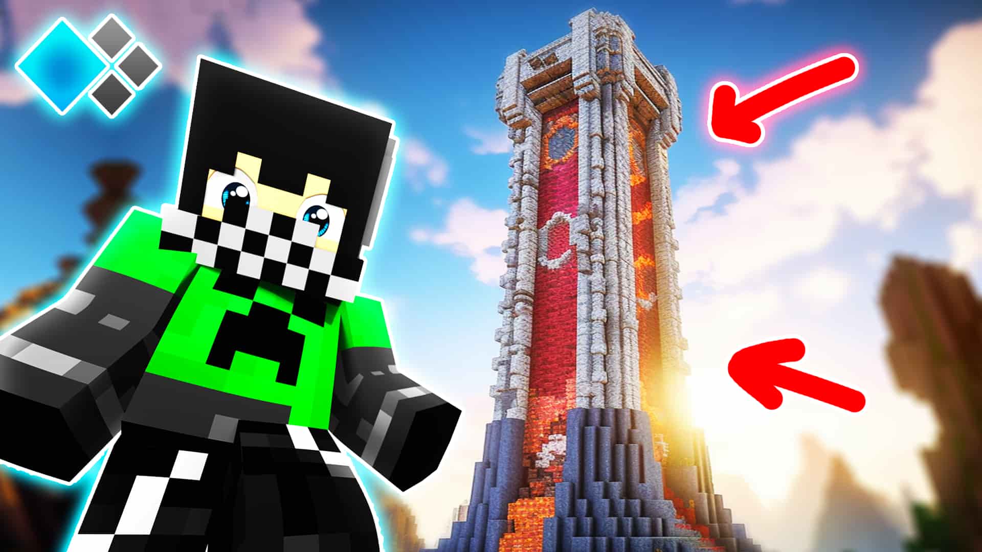 НОВЫЕ Столбы в Minecraft на Cristalix