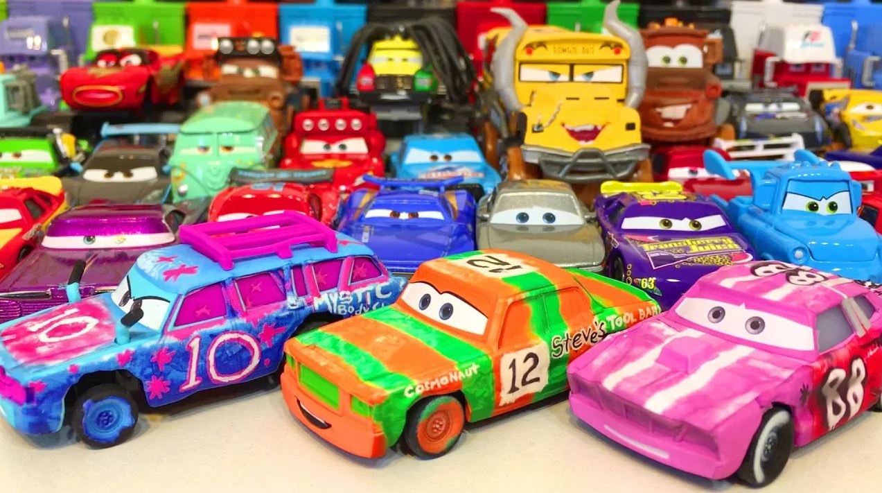 Тачки Машинки Овраг Грома Новые Игрушки Дисней Распаковка Видео для Детей