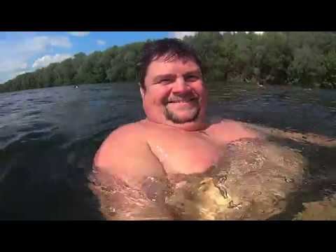 Пробный заплив с Серафимой и Мартой