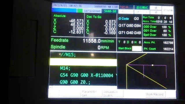 работа сверлильного станка по программе