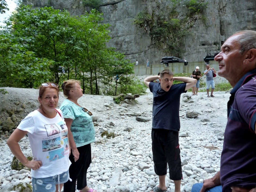 Юпшарский каньон и пересохшая река Юпшара