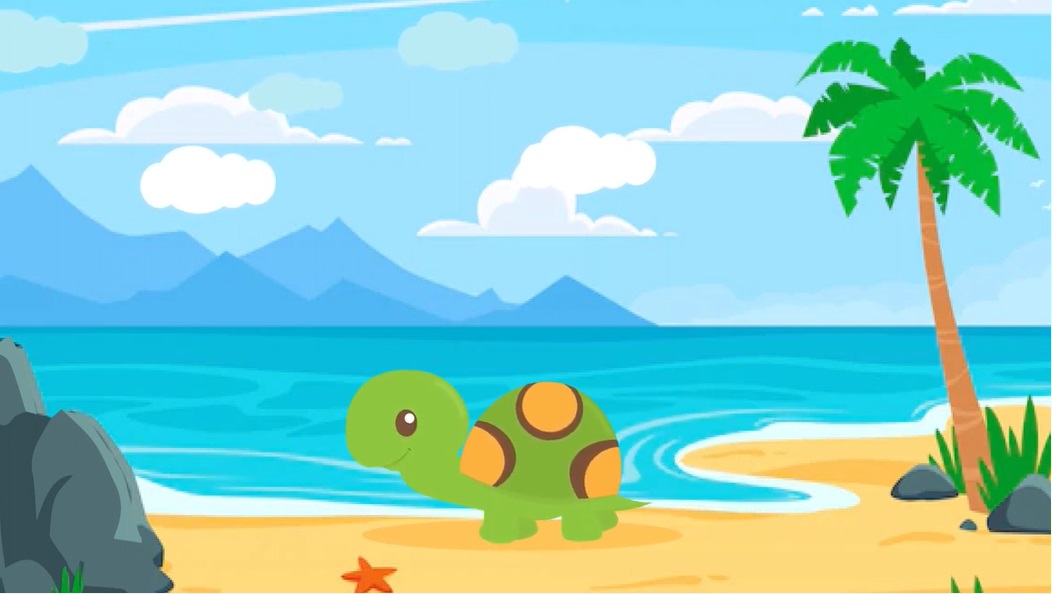 How to draw a turtle / Как нарисовать черепаху