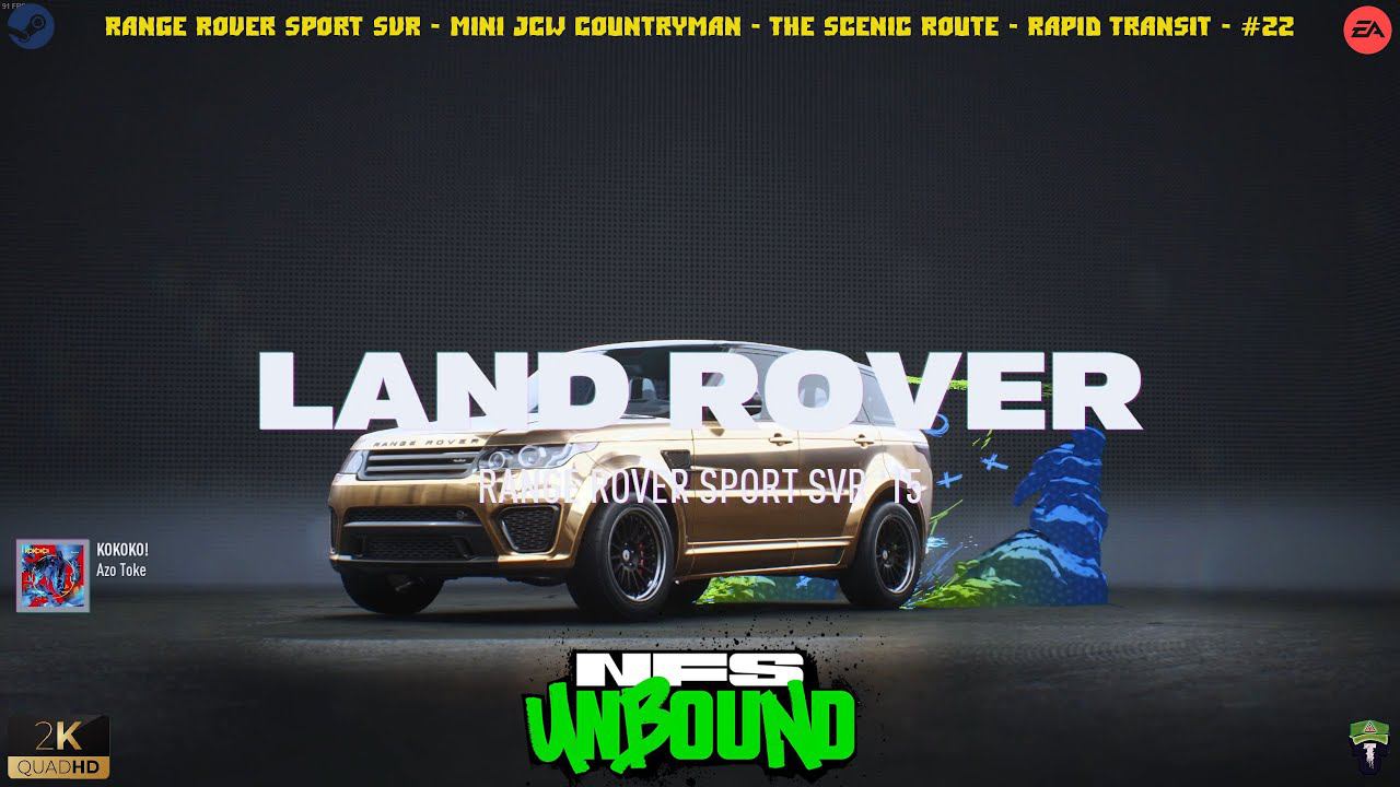 NFS Unbound  - Range Rover Sport SVR - Mini JCW Countryman - The Scenic Route - Rapid Transit - #22