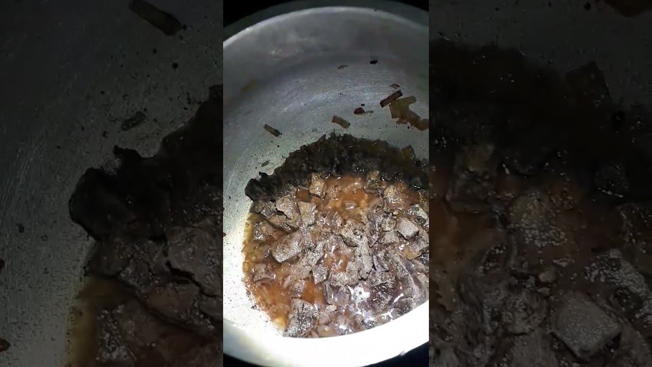 Печень с луком в афганском казане