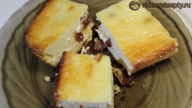 Творожная запеканка - Cottage cheese casserole