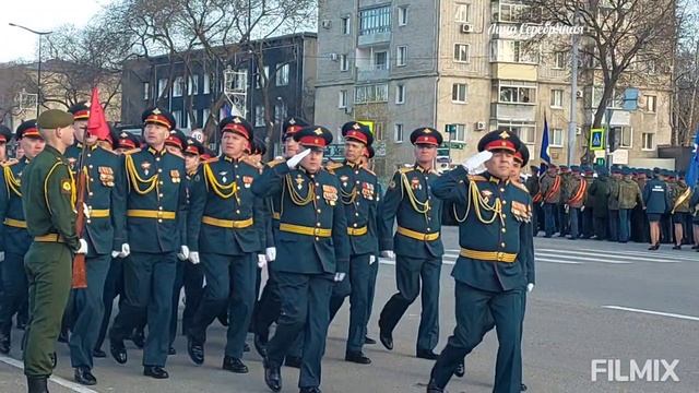 РЕПЕТИЦИЯ ПАРАДА ПОБЕДЫ В БЛАГОВЕЩЕНСКЕ 7 мая 2022г