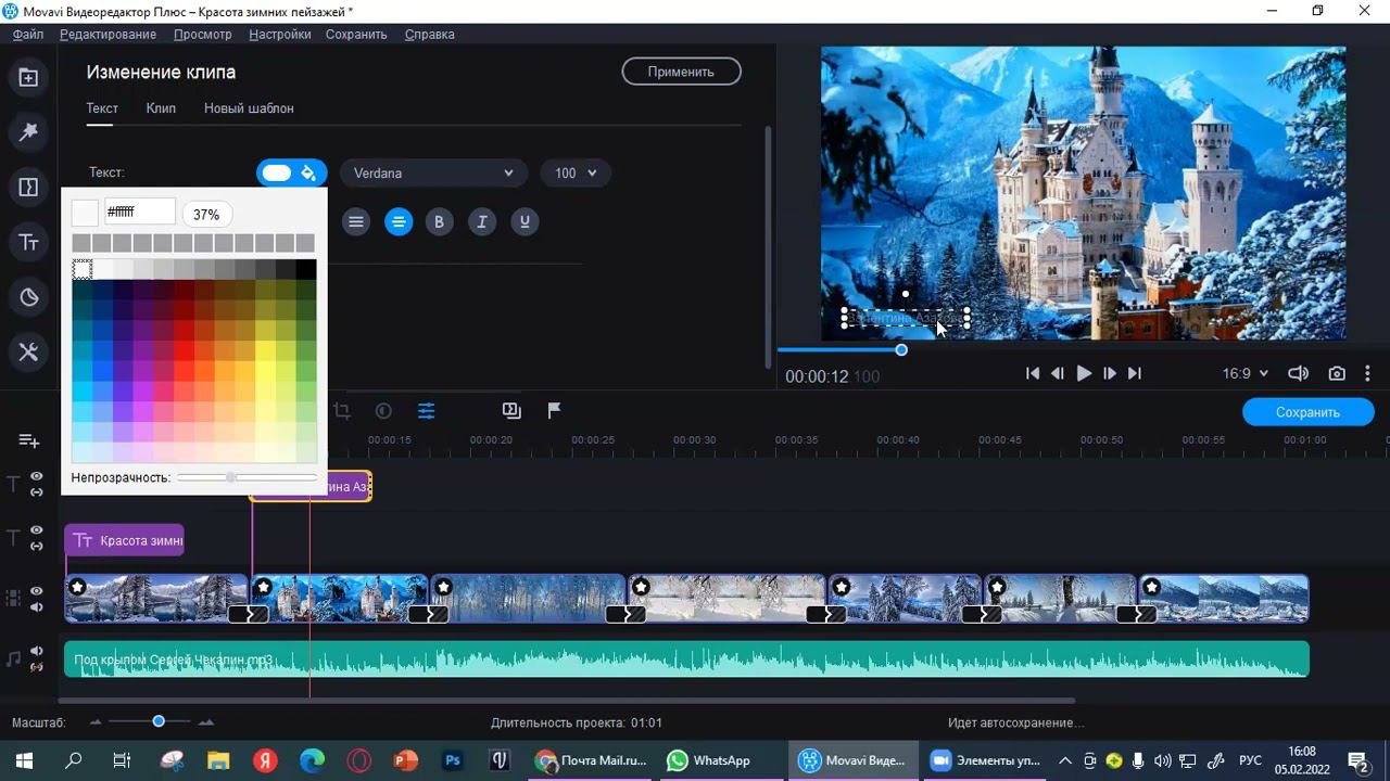 Урок 8. Водяной знак в ролике.