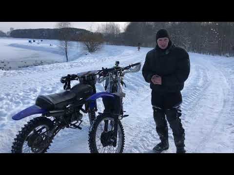 Зимняя покатушка Минских мотоциклах и "эпичное событие".