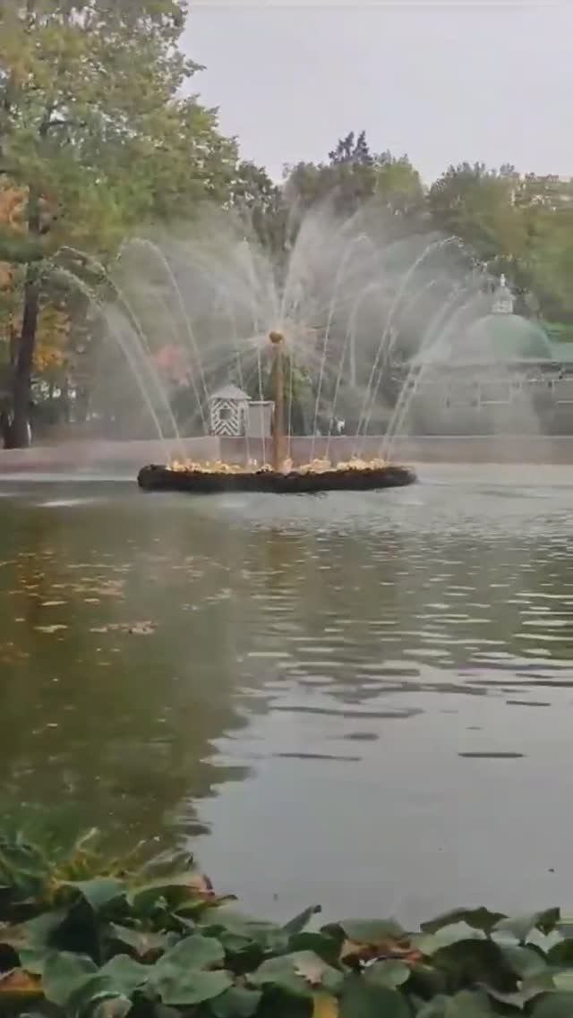 Петергоф, фонтаны, Финский залив