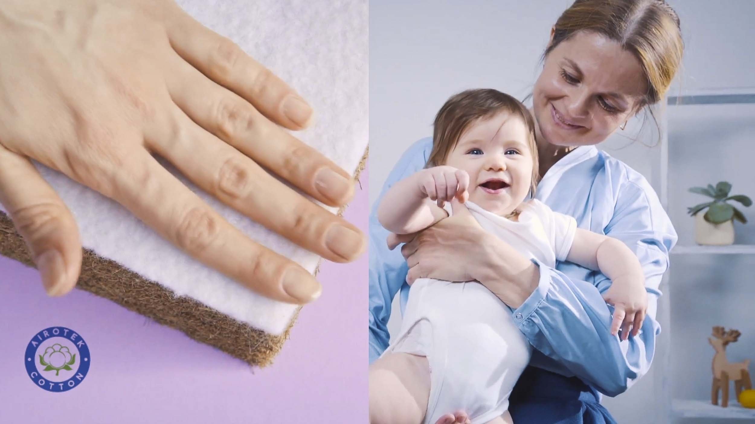 Ортопедический беспружинный матрас для детей  Plitex Eco Lat