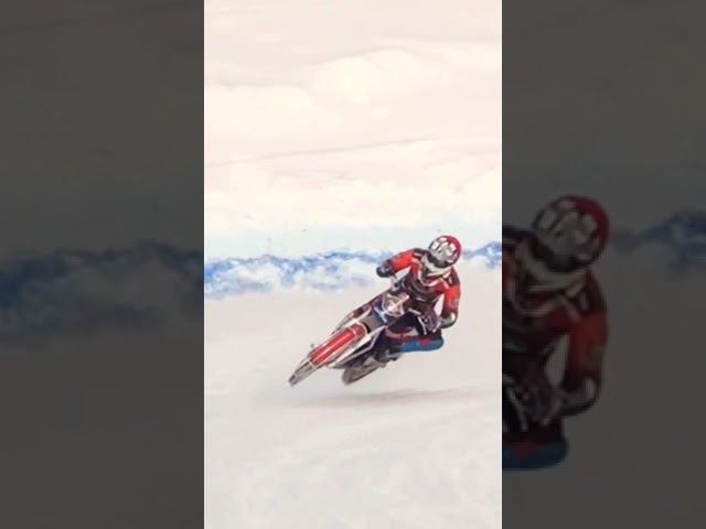 Падение Константина Коленкина и Никиты Толокнова на ЛЧР в Вятских Полянах #спидвей #падения #ice