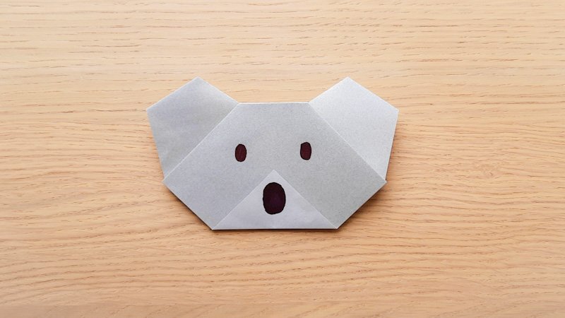 Оригами коала | Коала из бумаги