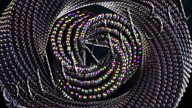 [2019-10-27] "Rotating Rings" [3D Max | PFlow | V-Ray | After Affects]