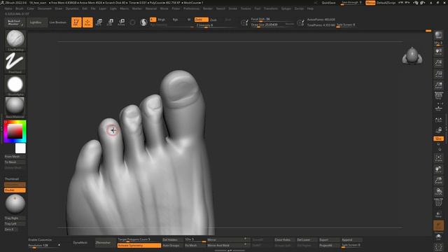 48_Ноги для создания #3d_персонажей