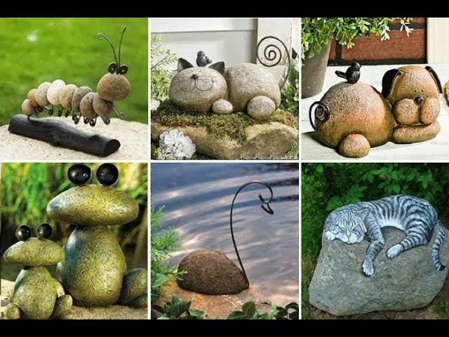 Собираем камни и украшаем сад