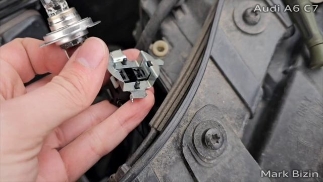 Ошибка Audi adaptive light, замена перегоревшей противотуманной лампы A6 C7