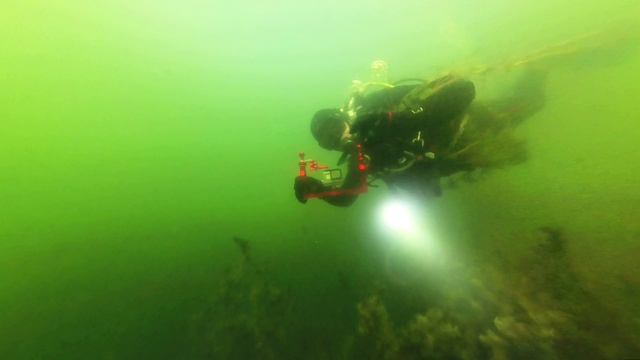 Дайвинг Осень Озеро