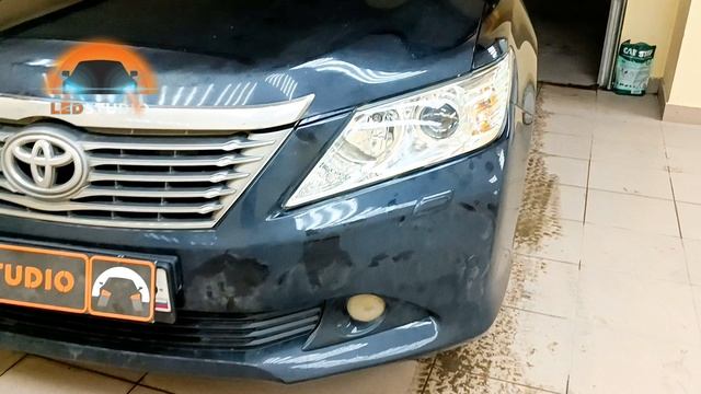 Фары Toyota Camry v50.  Восстановление стёкол фар.
