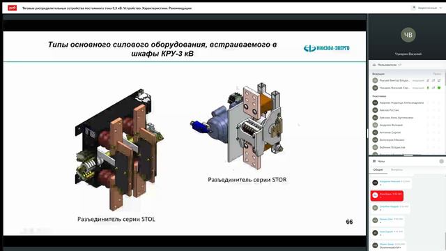Тяговые распределительные устройства постоянного тока 3,3 кВ. Устройство. Характеристики (часть 2)