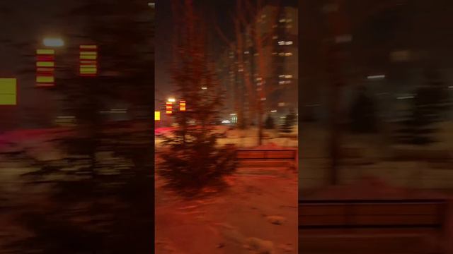 Архитектурная подсветка, ЖК "Бульвар цветов" г.Красноярск. Компания Сэпком, январь 2024г.