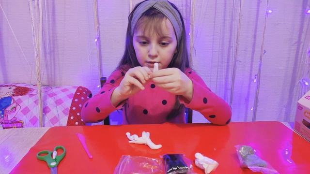 коза из пластилина #коза #пластилин