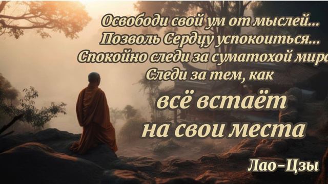 СПОКОЙНО СЛЕДИ ЗА СУМАТОХОЙ МИРА