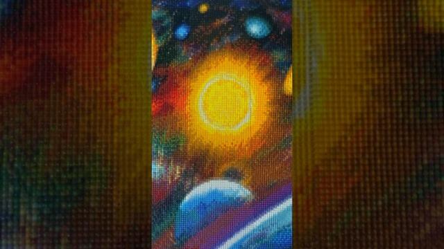 Алмазная мозаика "Парад планет", автор Марина ShirMa в рамках СП "Я подарю тебе звезду"