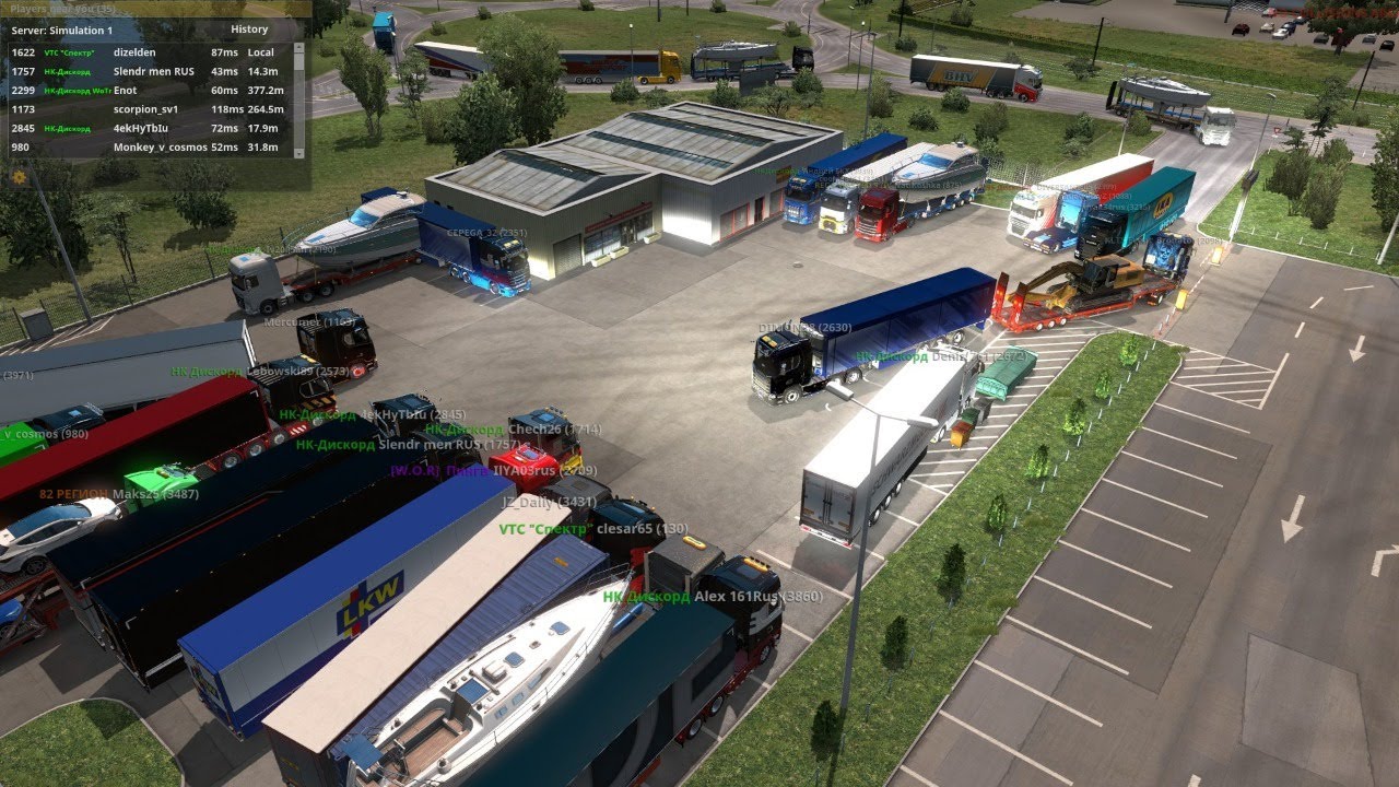 Конвой - euro truck simulator 2 MP | LIVE №2505