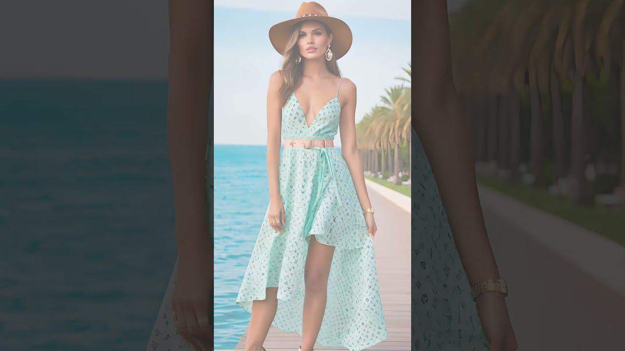 Ультрамодные летние платья в стиле LV! ч.40