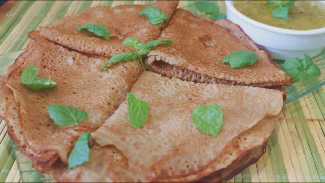 Блинчики из зеленой гречки