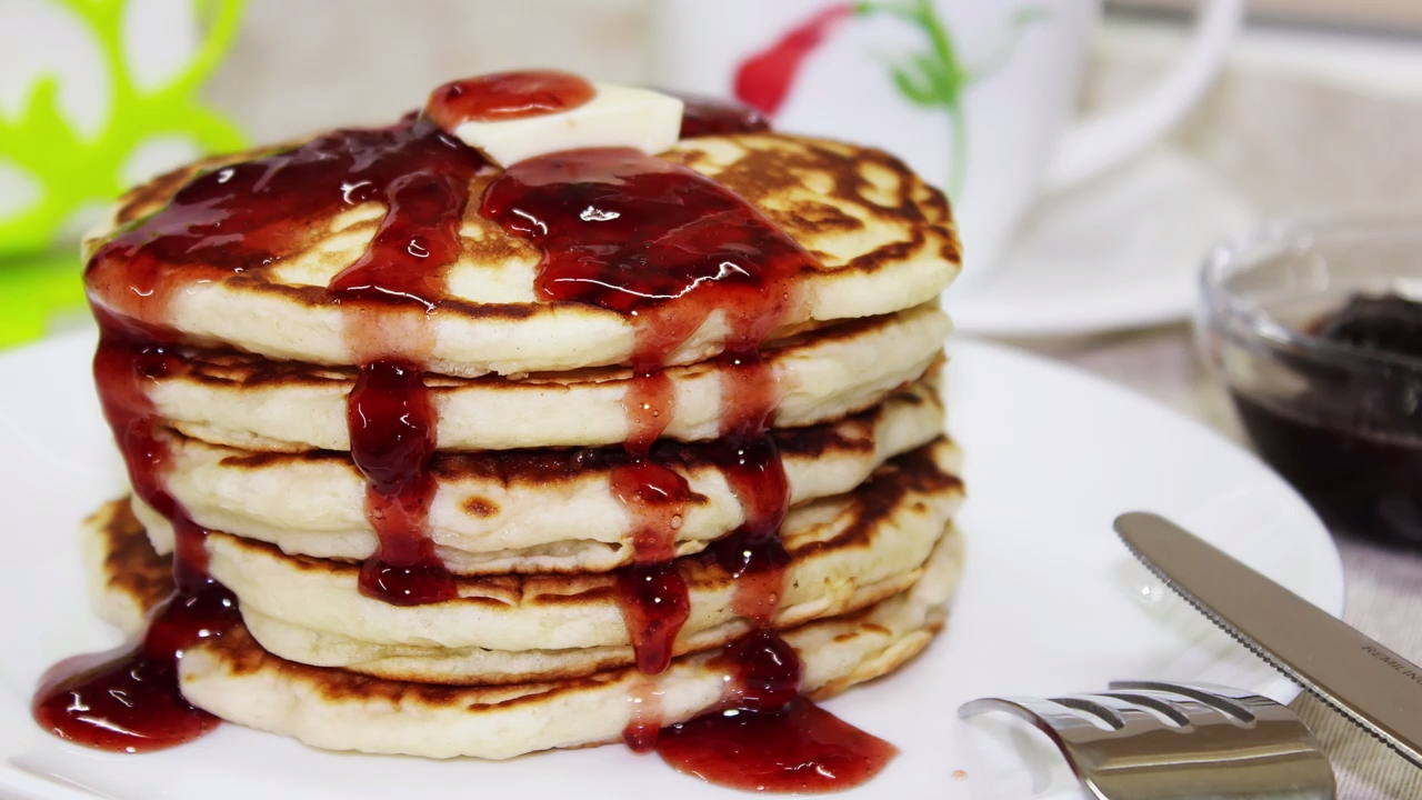 ПАНКЕЙКИ (АМЕРИКАНСКИЕ ОЛАДЬИ) ОДИН ИЗ ВАРИАНТОВ ПРИГОТОВЛЕНИЯ