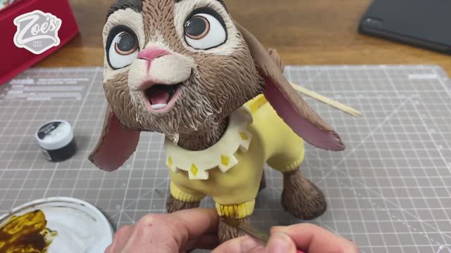 (76) How To Make a VALENTINO Cake Topper from Disney's WISH 🐐✨