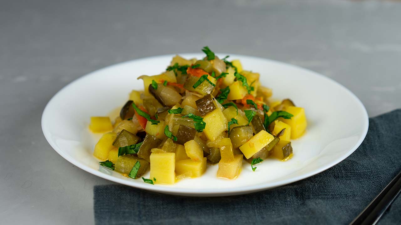 Постное овощное рагу