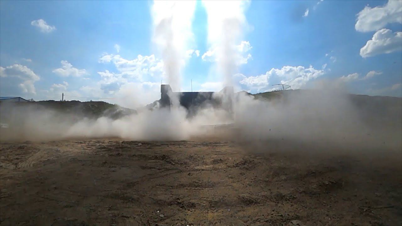 Полигонные испытания шашек-генератора ШГ-42ПП и ШГ-65ПП