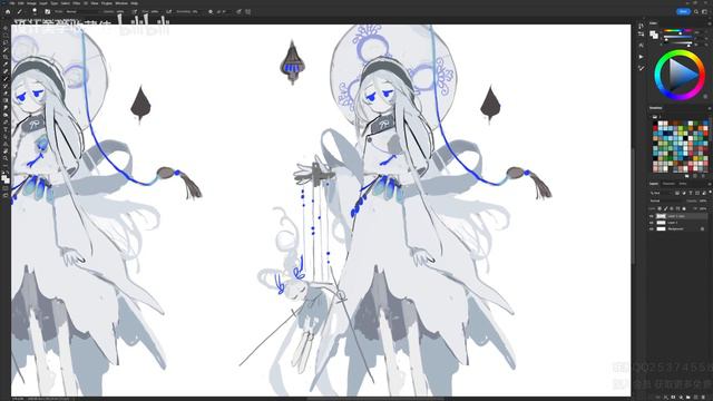 18. Организация эскиза персонажа