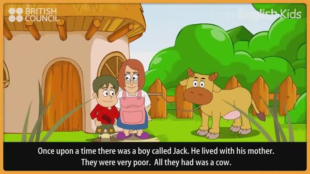 Jack and the beanstalk  - Джэк и бобовый стебель| Истории на английском | Учить английский |*