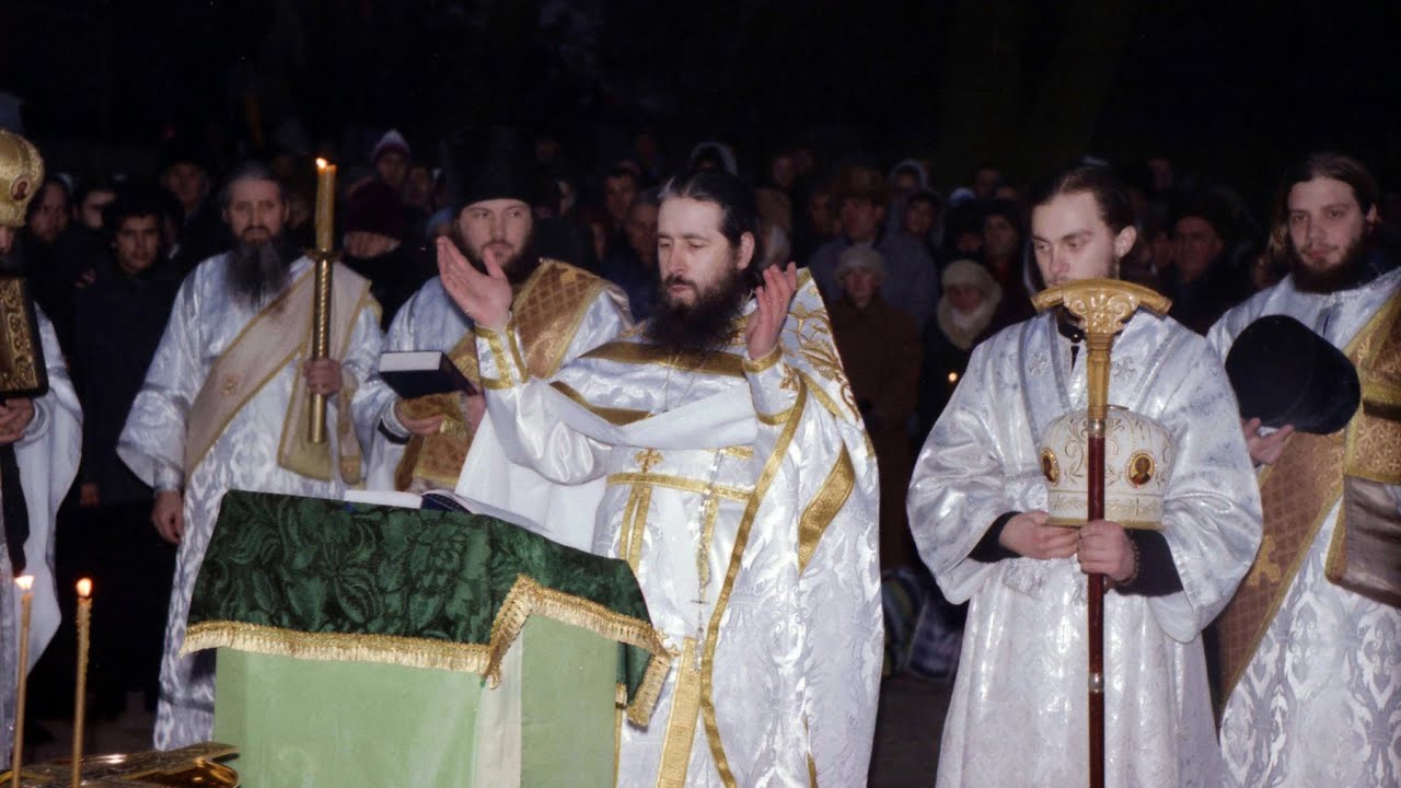 Великое освящение воды на Донце в день Крещения Господня 19.01.1999 г.