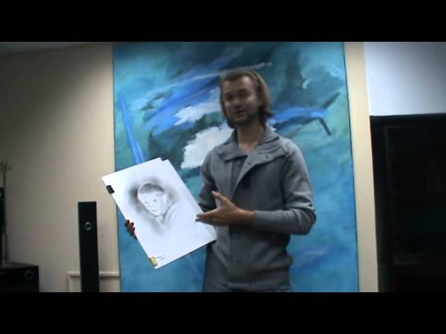 Первый портрет новичка - на живом мастер-классе по рисованию портретов