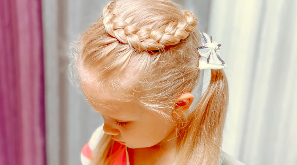 Легкий способ плетения косы