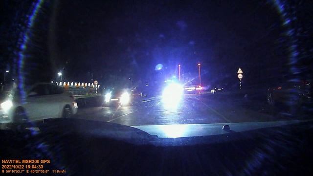 Авария 22 октября 2022 г. Направление Владимир-Суздаль около гипермаркета Глобус