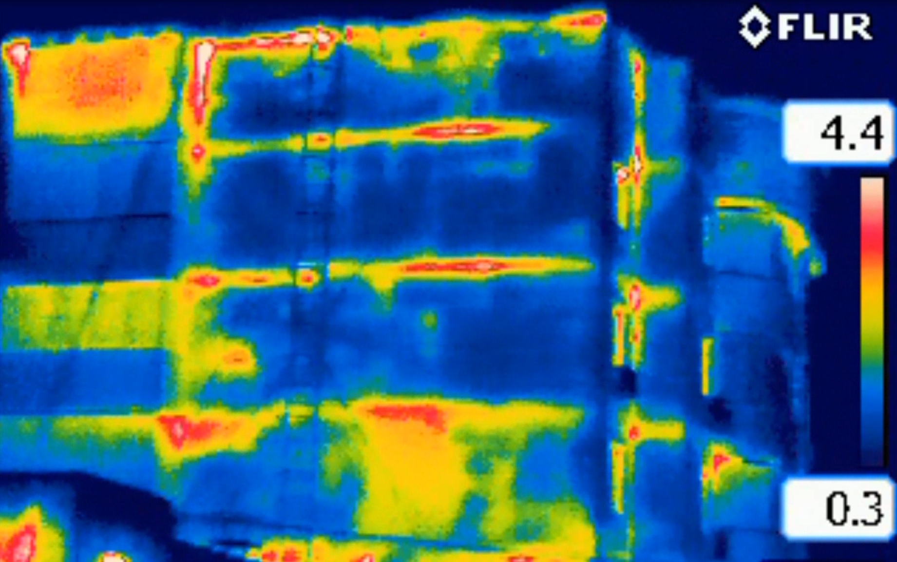 Тепловизионная съёмка здания