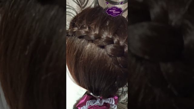 Красивая причёска. #плетениекос #прически