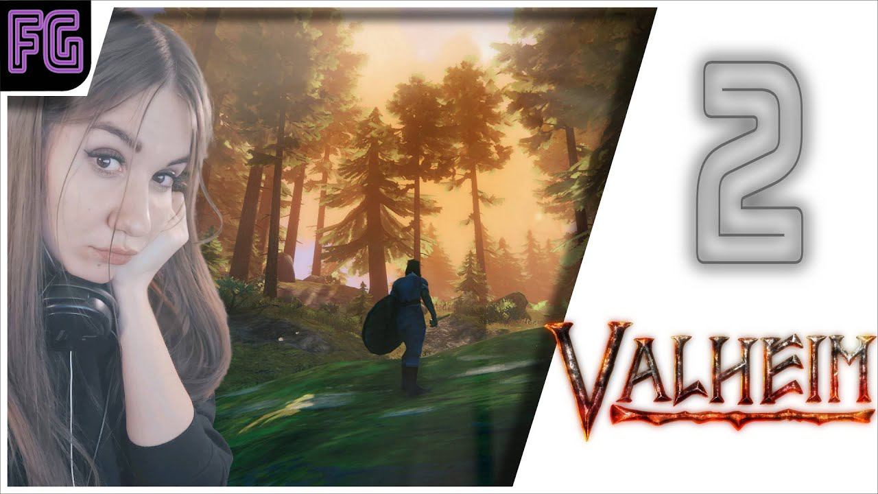 Девушка стримит  Valheim  Зачищали склепы и пещеру Тролля    , Кооператив #2