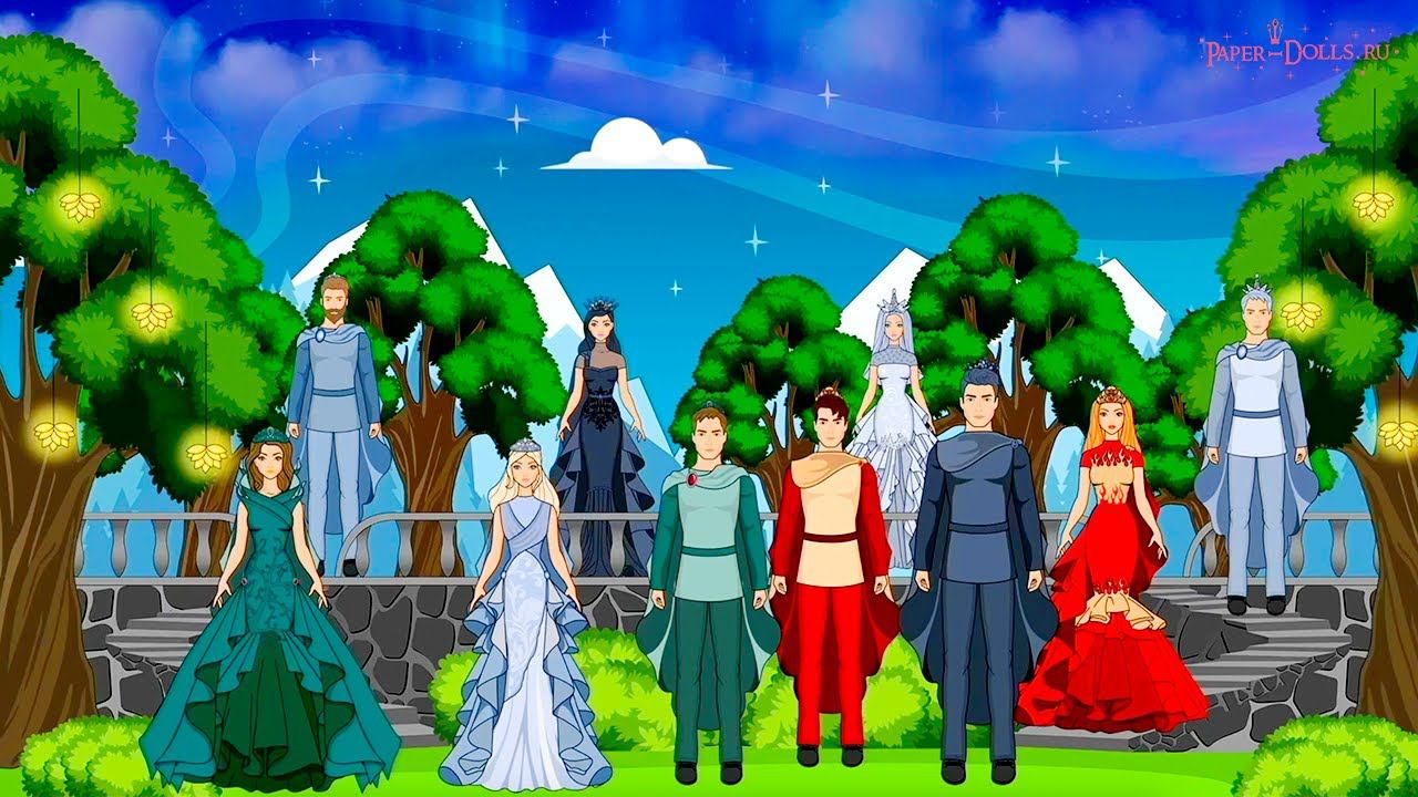 Мультик  с бумажными  куклами Хранители Забытых Снов